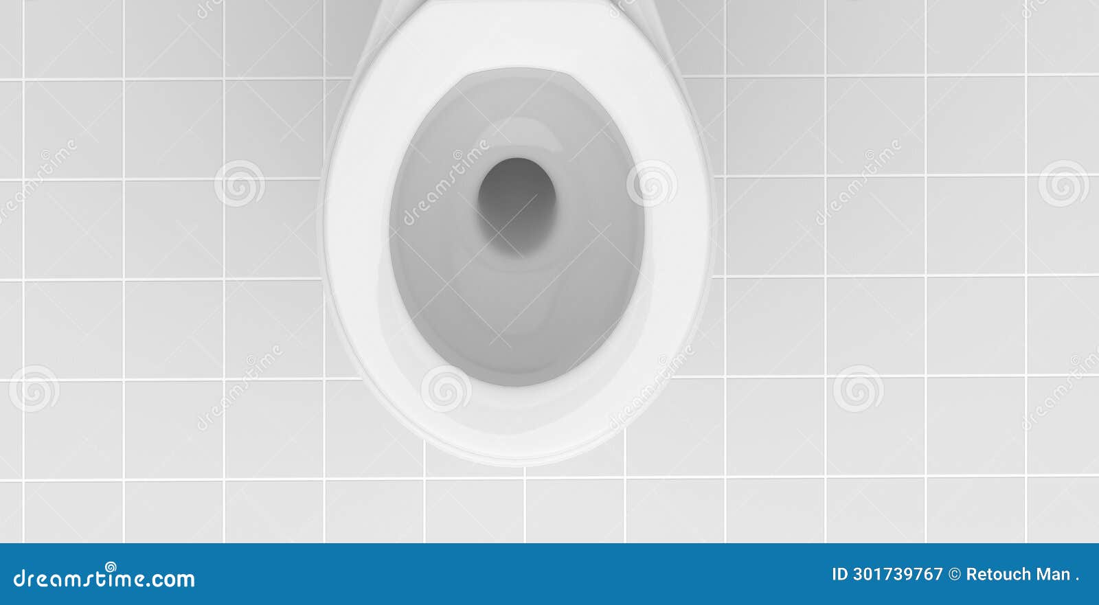 Top View of Toilet Bowl in the Bathroom Stock Illustration ...