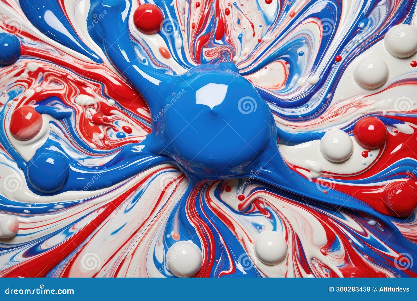 Top View of Toothpaste Squeezed Out in a Swirling Pattern Stock Photo ...