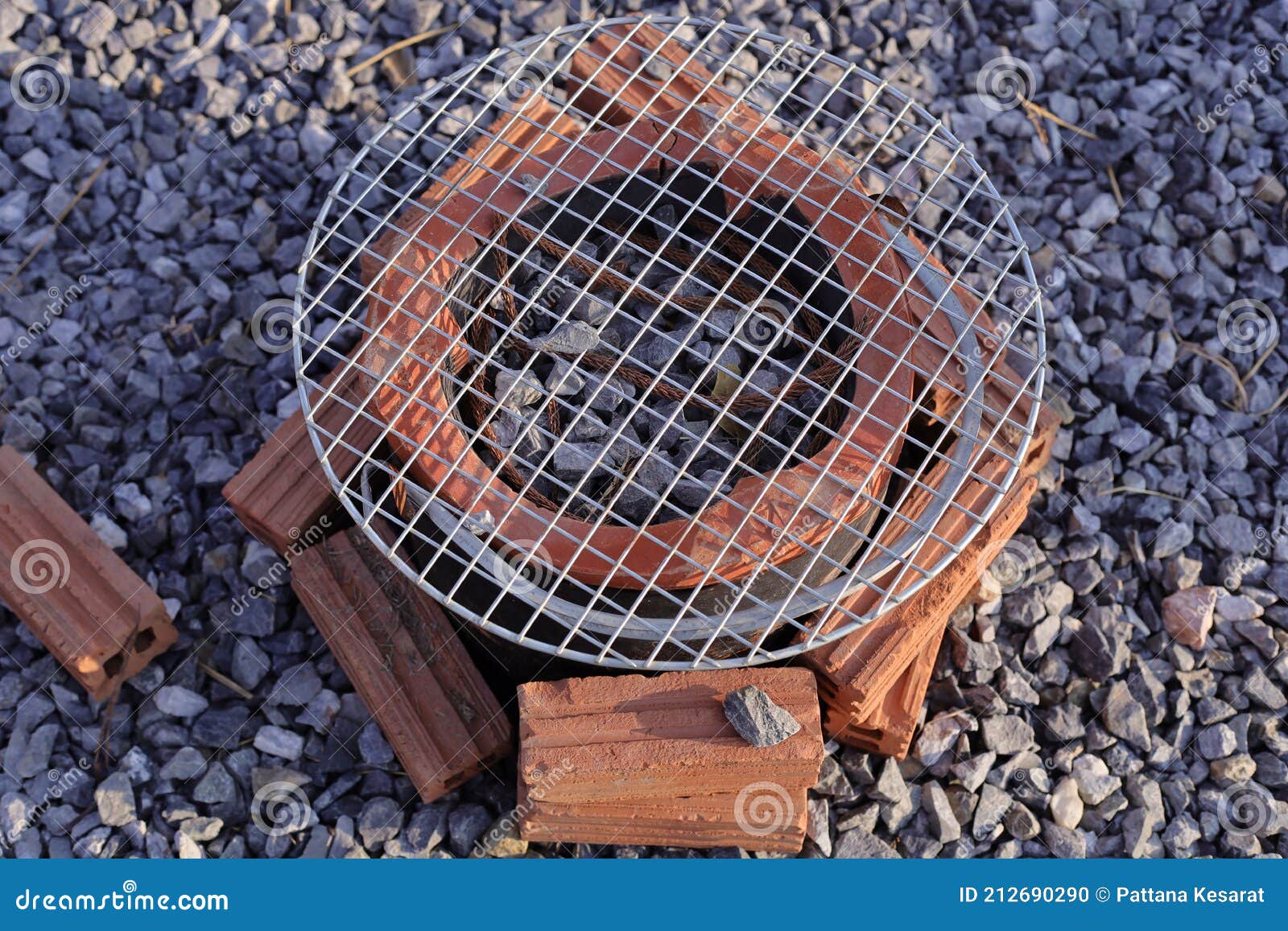 Top View of Traditional Stove Stock Photo - Image of fire, village ...