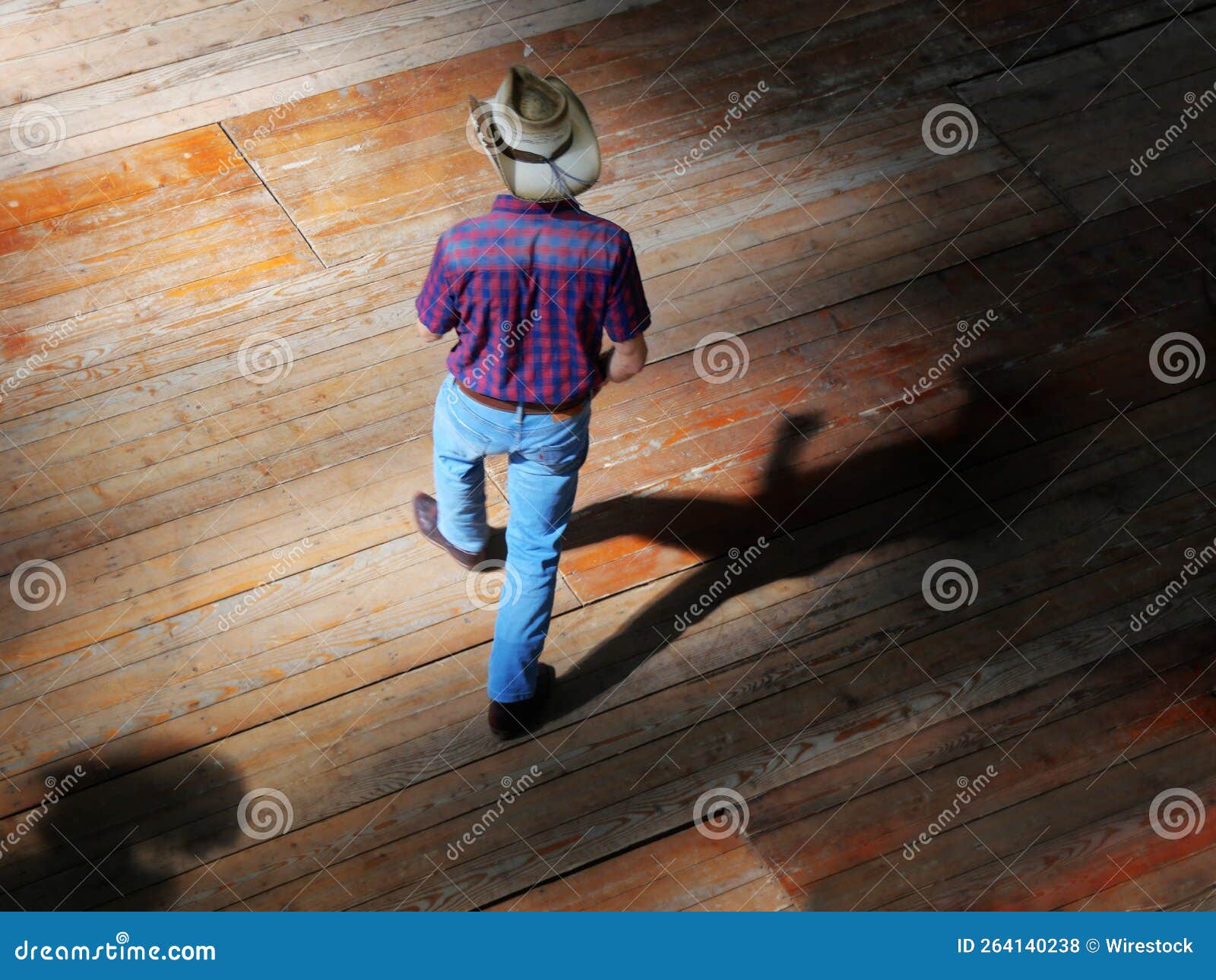 Top View of a Traditional Western Folk Dancing Under the Music Stock ...