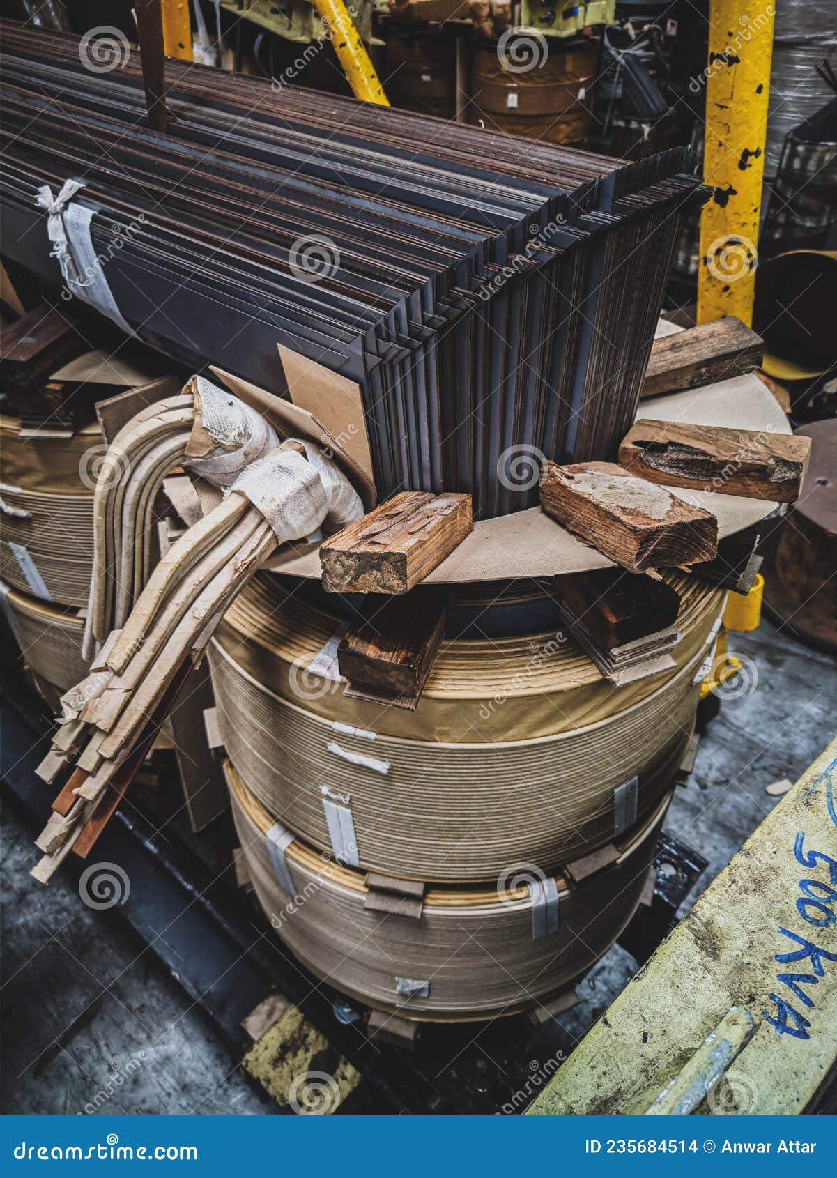 Transformer Core Lamination Yolk Ready For Assembly Royalty-Free Stock ...