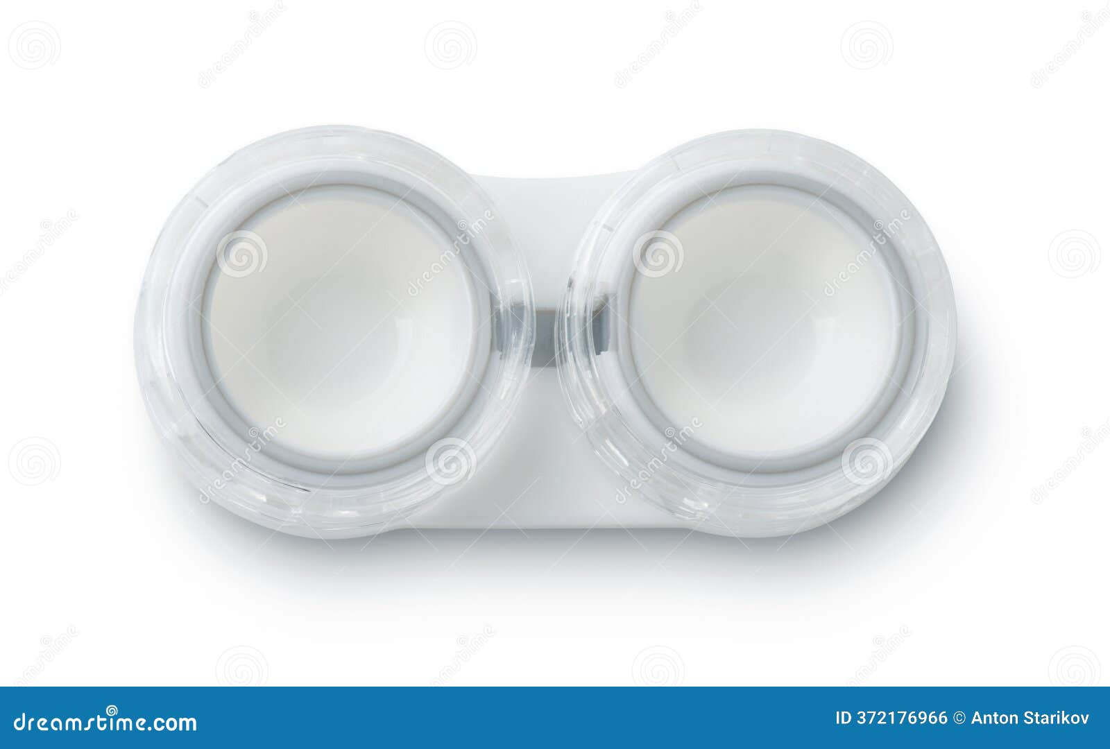 Transparent Plastic Food Storage Containers Isolated On White Ba ...