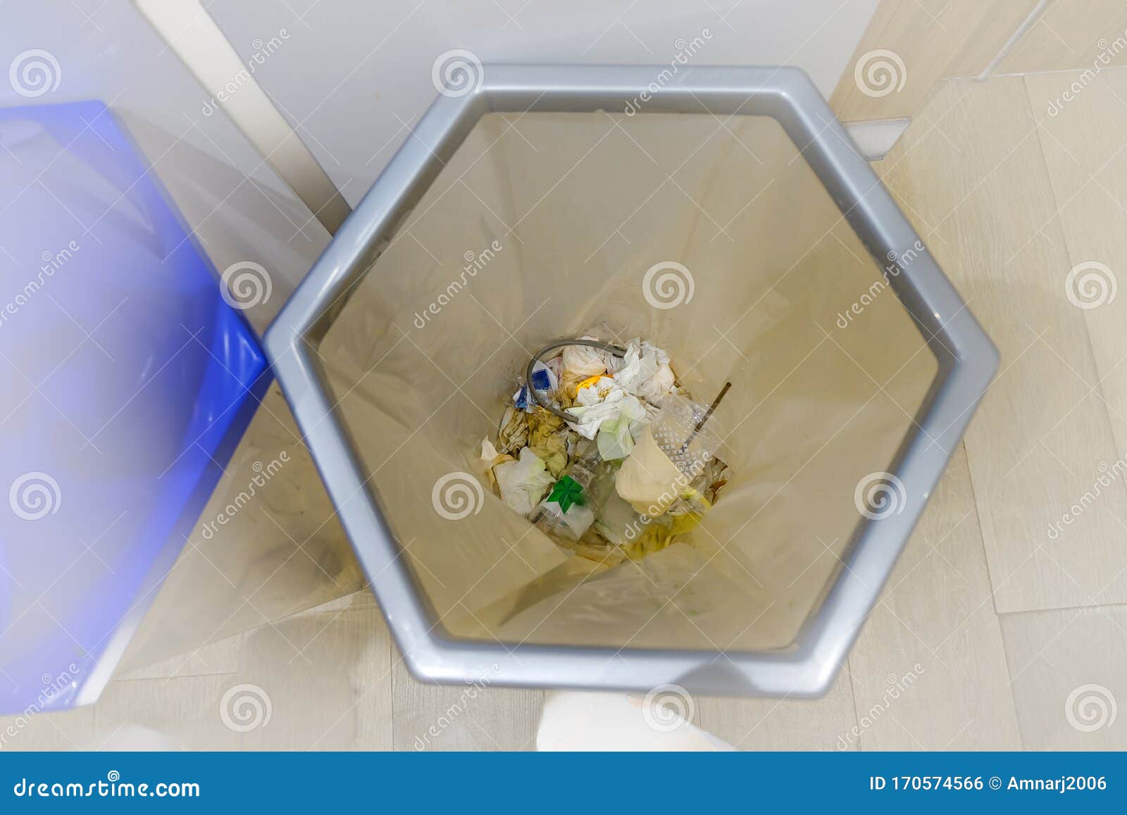 Top View of Trash Can ,recycle Bin Stock Photo - Image of recyclable ...