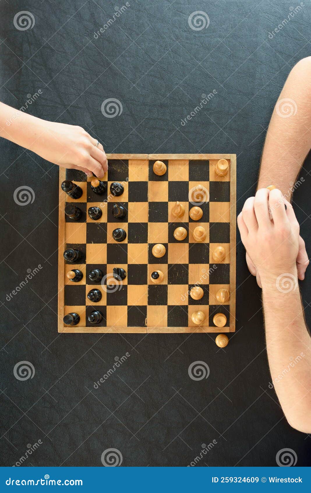 The Game Of Chess And Simultaneous Chess Display Royalty-Free Stock ...