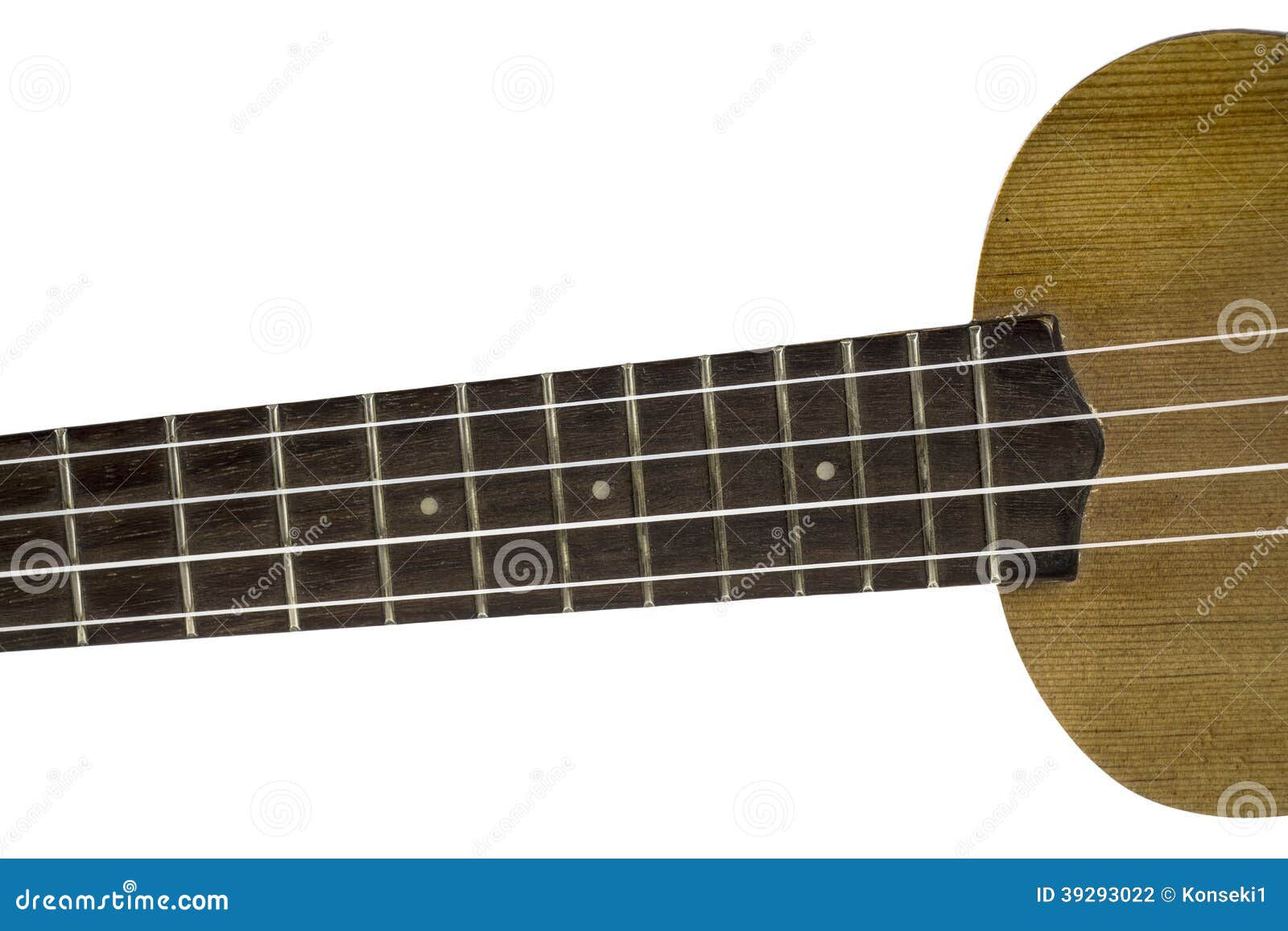 Top view of ukulele neck stock photo. Image of decoration - 39293022