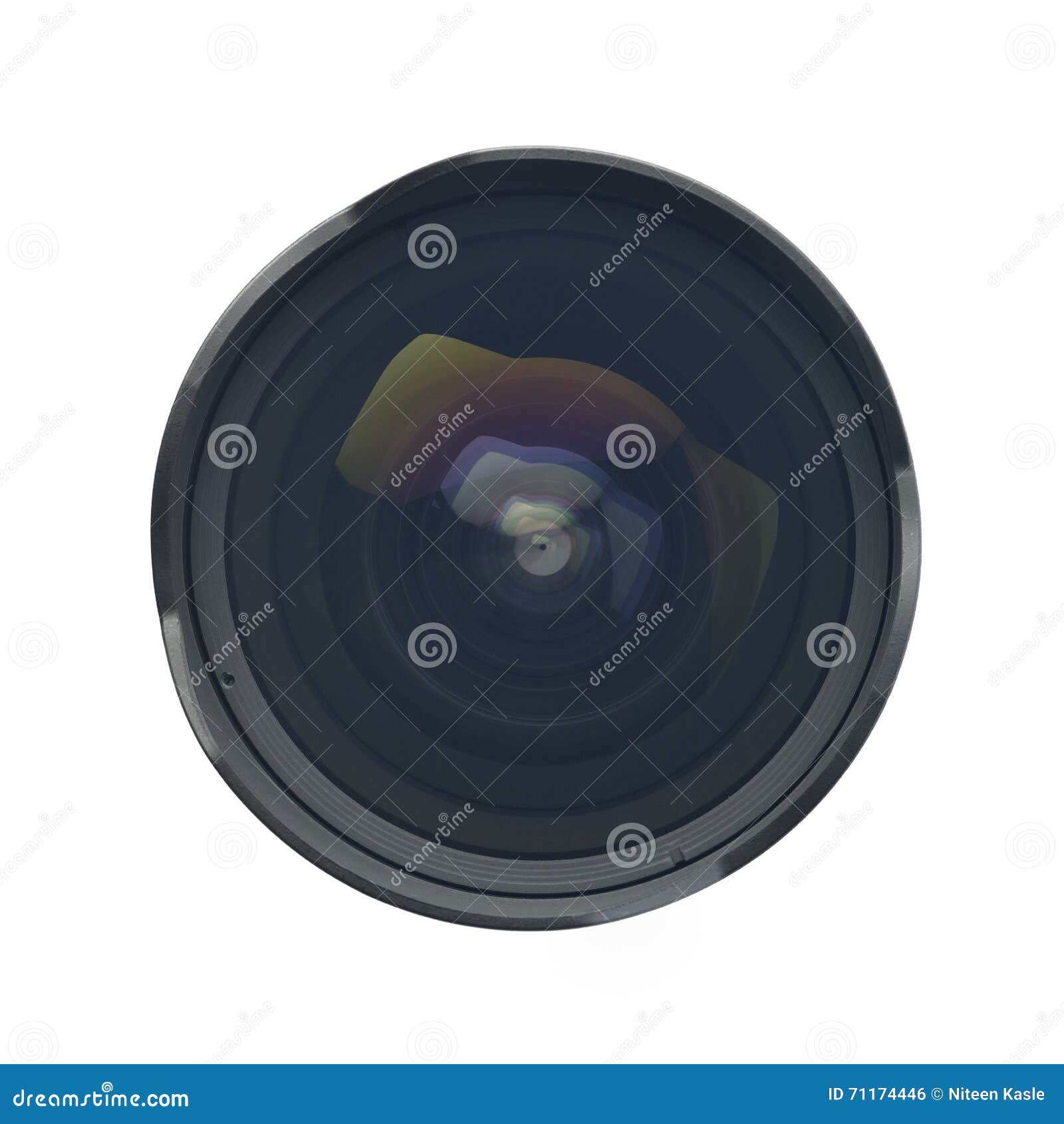 Top View of Ultra Wide Angle Camera Lens Stock Photo - Image of ...