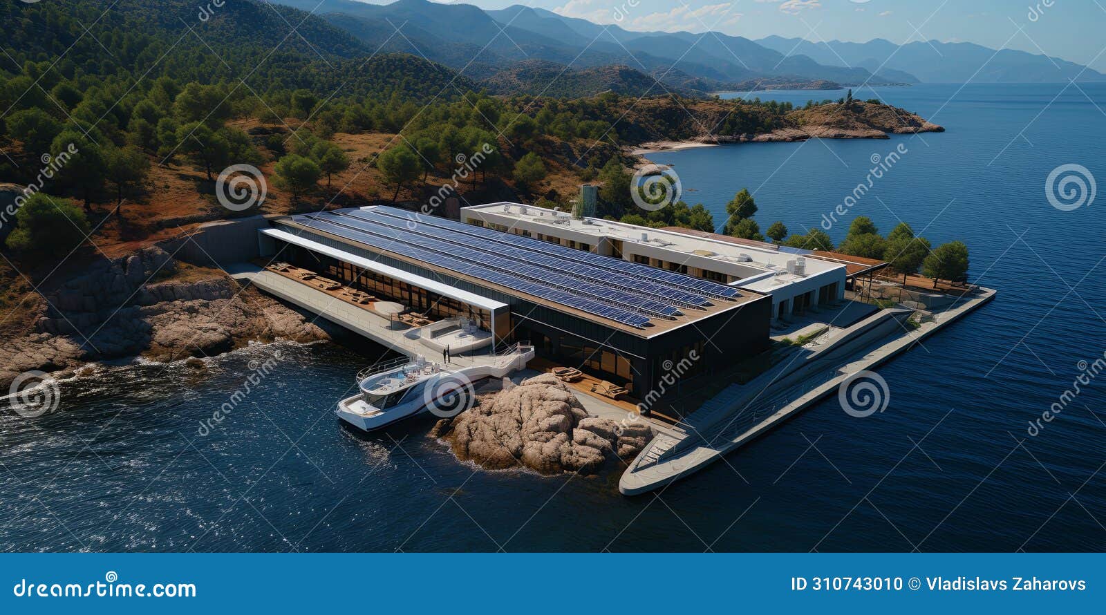 The Top View Unveils a Floating Solar Park Utilizing the Water S ...