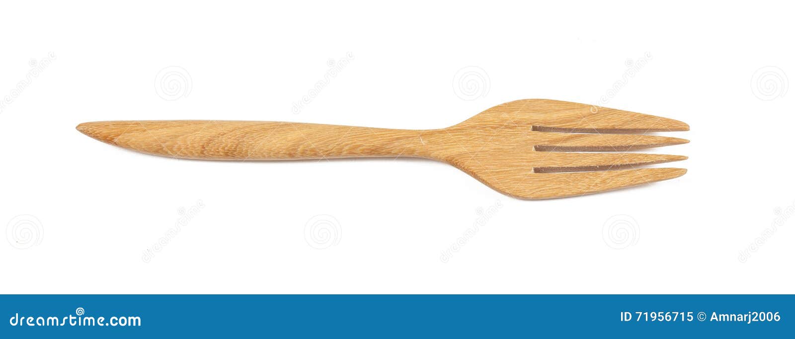 Top View of Used Wooden Fork Stock Image - Image of accessory, kitchen ...