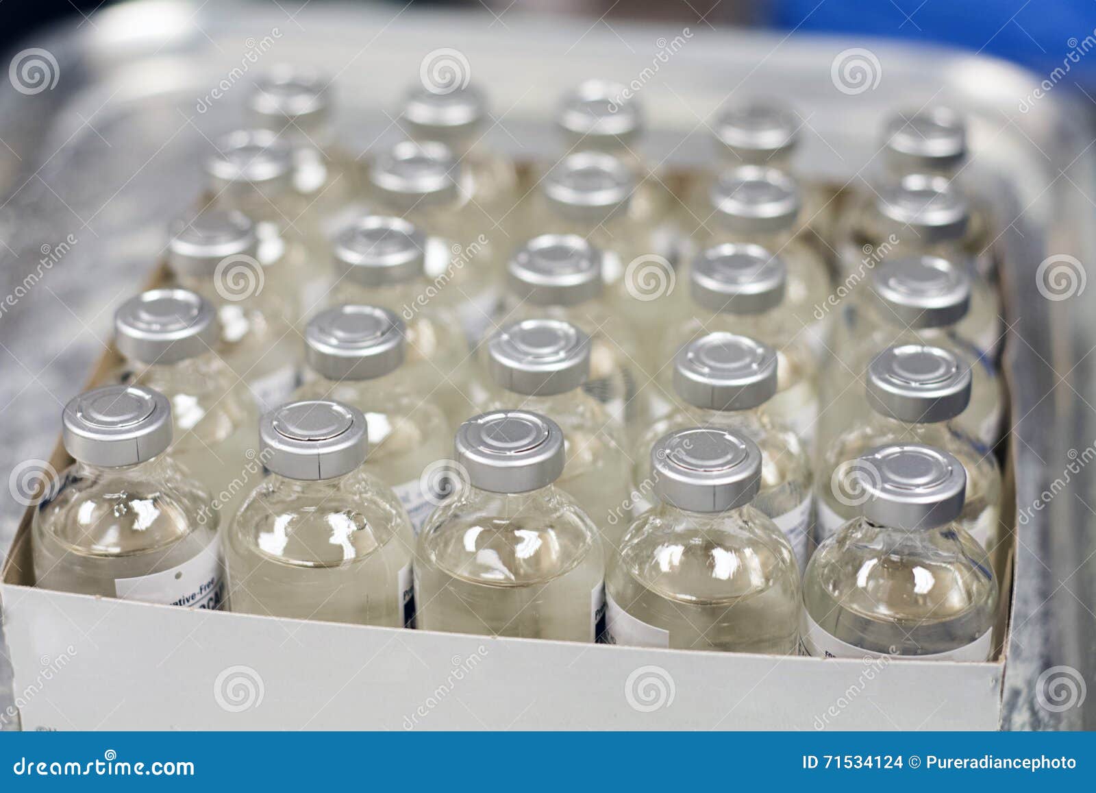 Top View of Vaccination Vials Stock Photo - Image of center, check ...