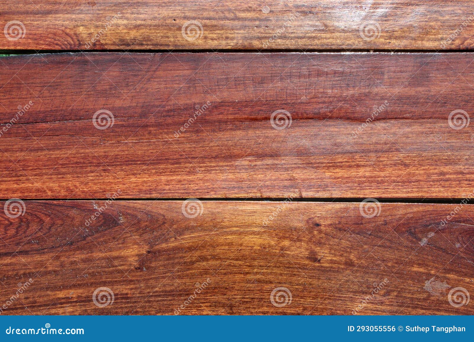 Top View of a Varnished Plank Floor and Seeing the Connections of the ...