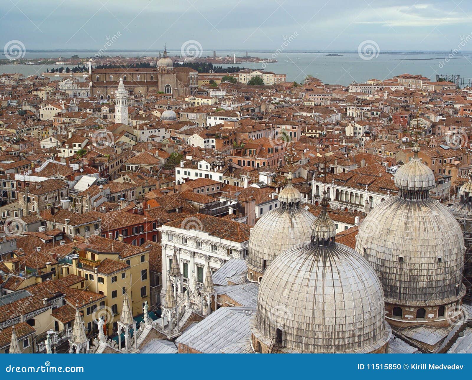 Top view of Venice roof. stock photo. Image of italy - 11515850