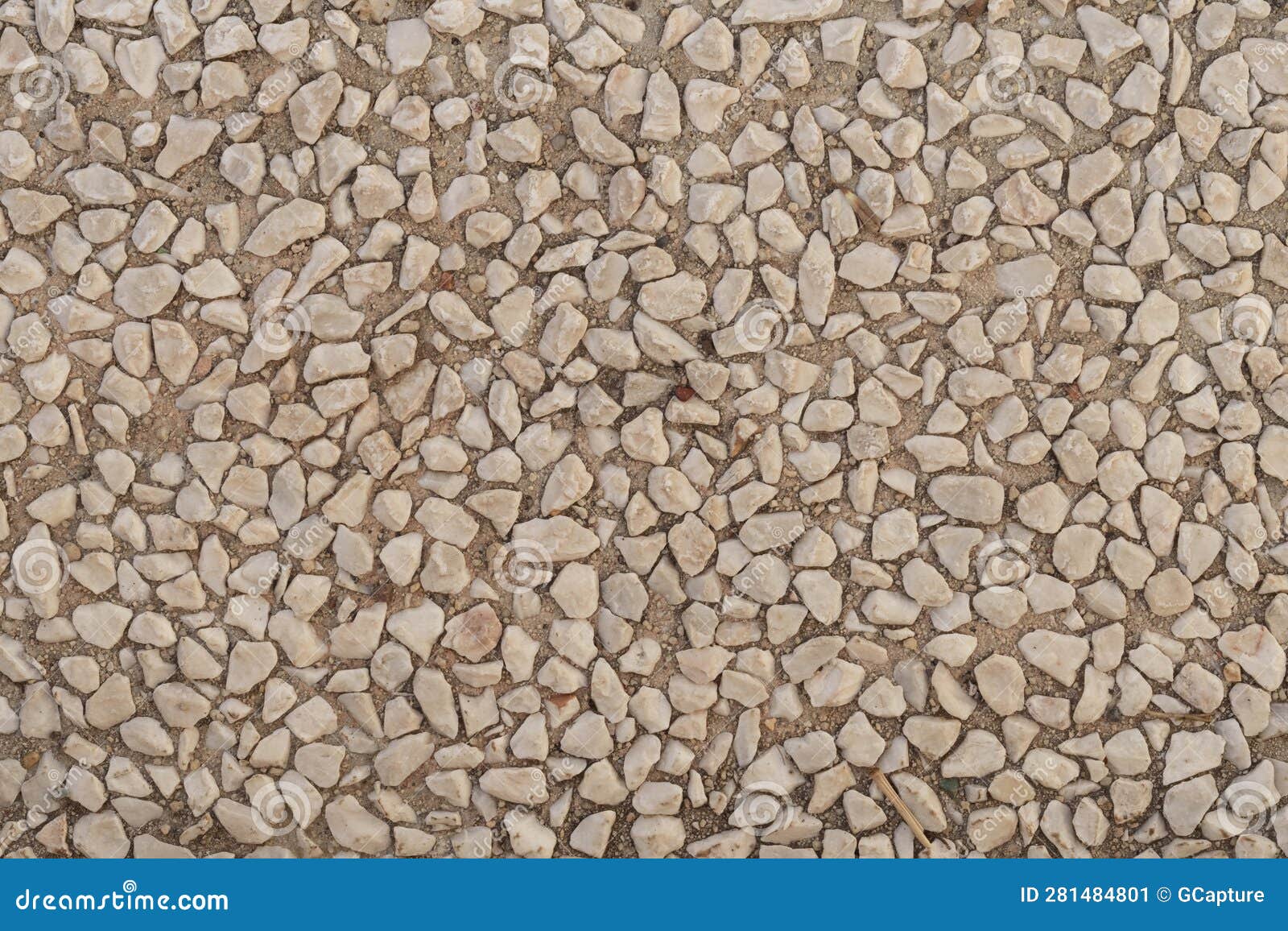 Top View of Walk Path with Marble Chips for Better Grip Stock Image ...