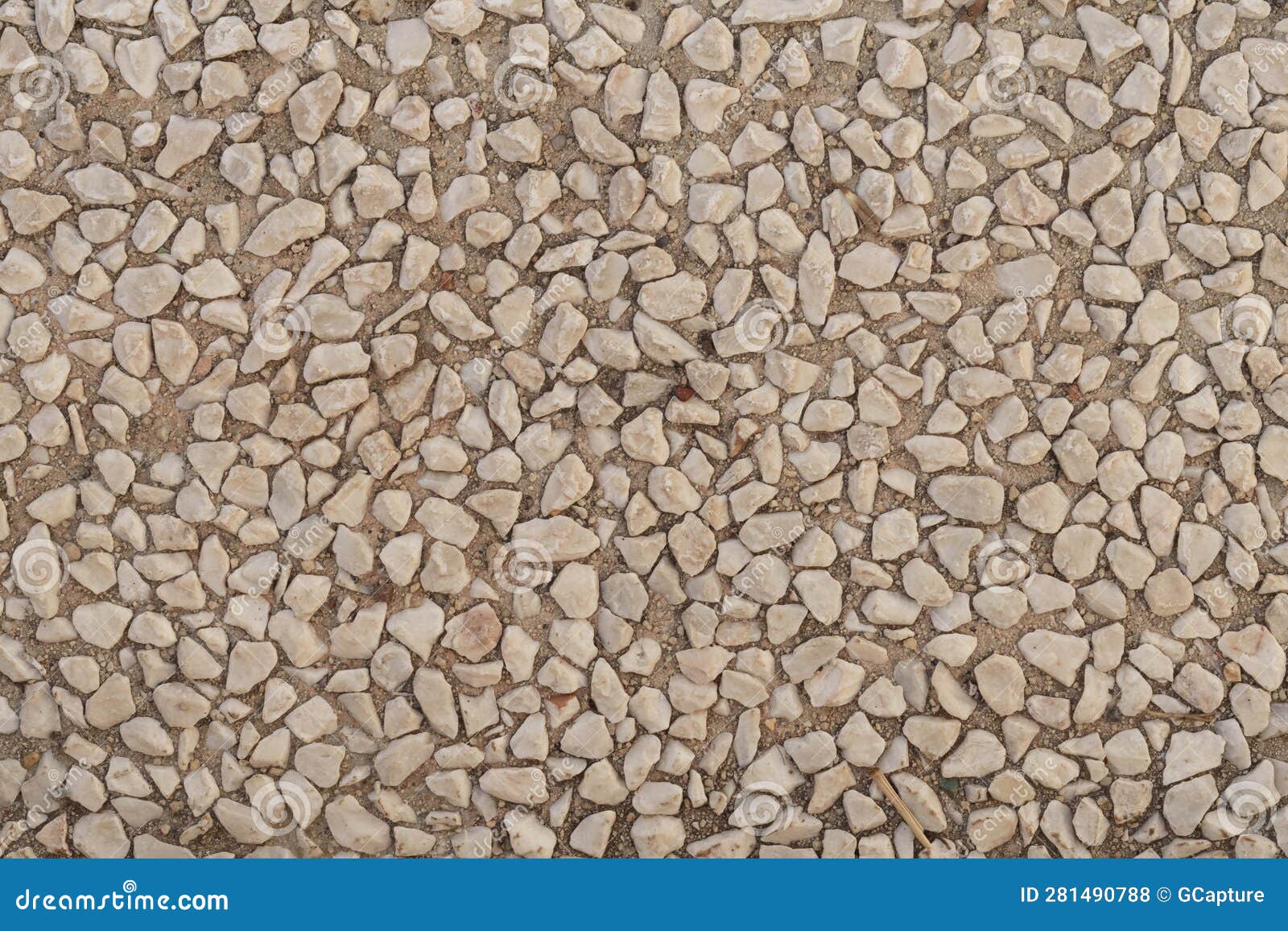 Top View of Walk Path with Marble Chips for Better Grip Stock Photo ...