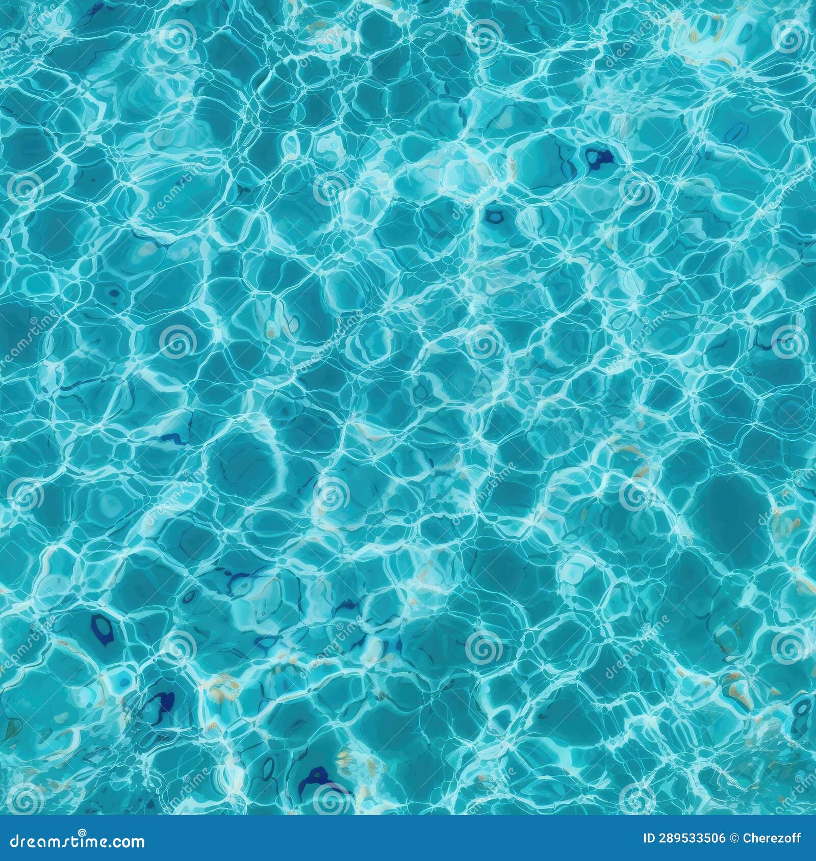 Top View of the Water in the Pool. Seamless Stock Illustration ...