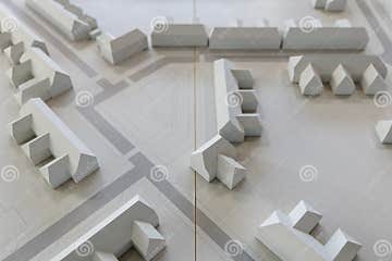 White Architectural and Urban Models Stock Image - Image of modeling ...