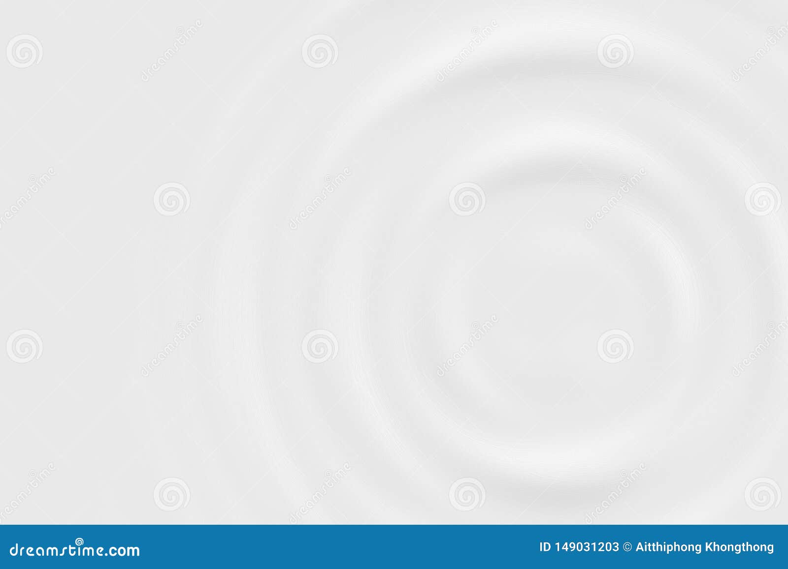 Top View of White Water Ring or White Liquid Surface, Soft Background ...