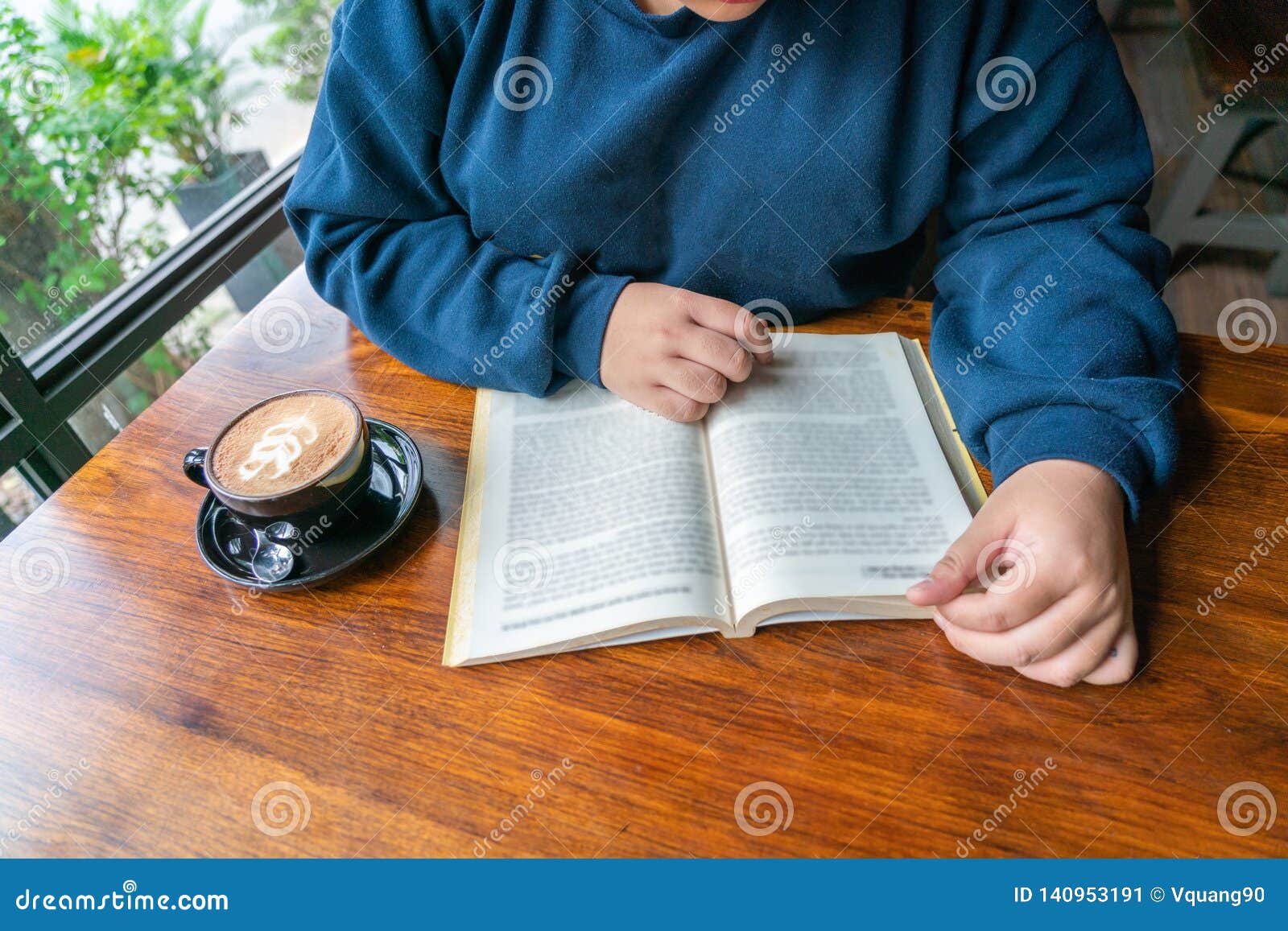 Top View of Woman Hand Reading Book Stock Image - Image of reading ...