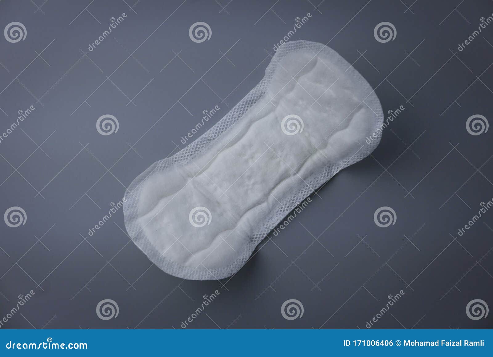 Women Sanitary Pads And Tampons On A Black Background Royalty-Free ...