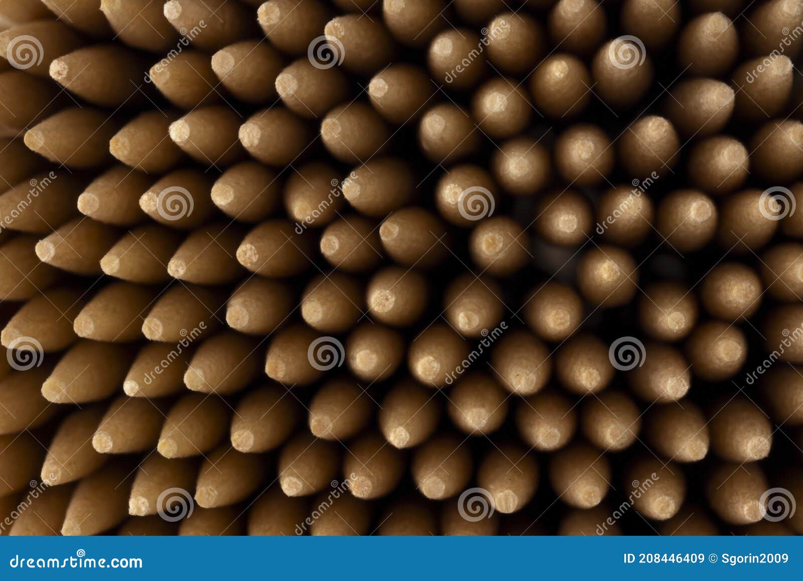 Top View of Wooden Birch Toothpicks Macro Photo Stock Image - Image of ...