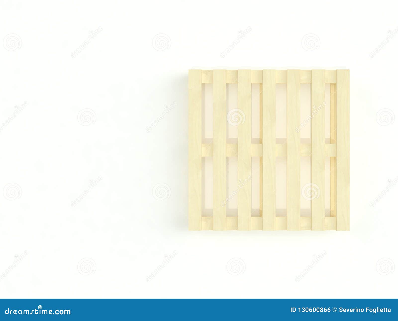Top View of Wooden Pallets on White Background Stock Illustration ...