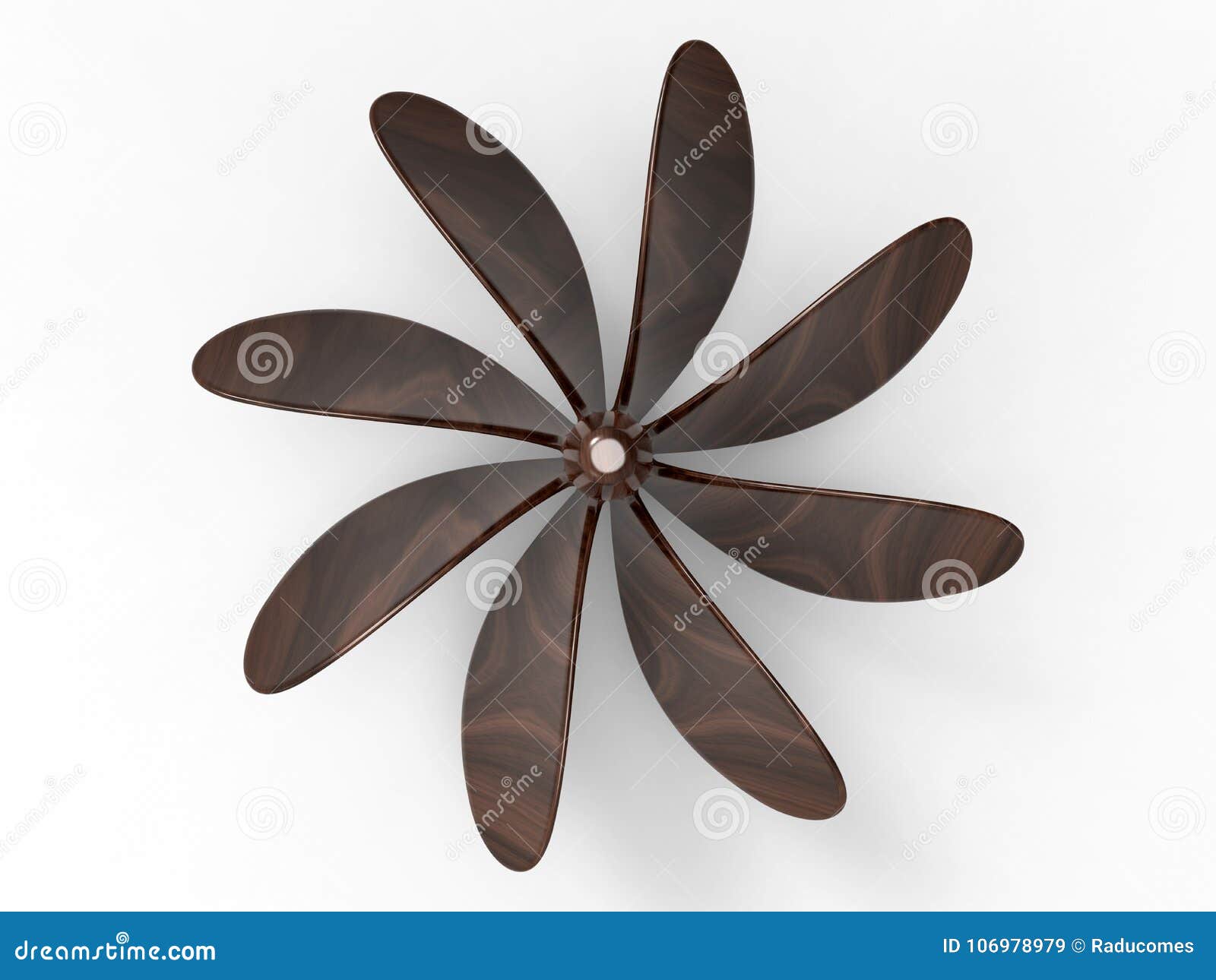 Top View - Wooden Propeller Stock Illustration - Illustration of retro ...