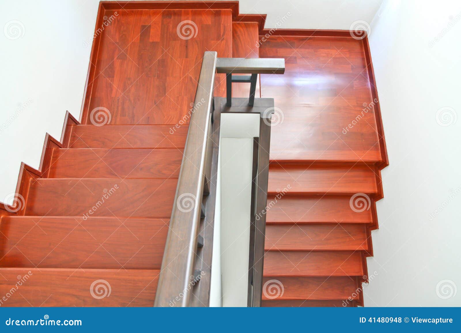 Top View of Wooden Staircase Stock Photo - Image of color, stairs: 41480948
