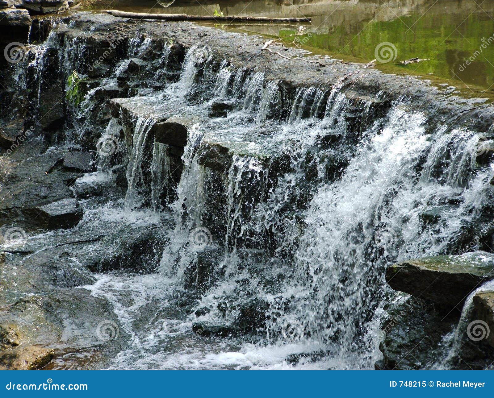 Top of waterfall stock image. Image of waterfall, ocean - 748215