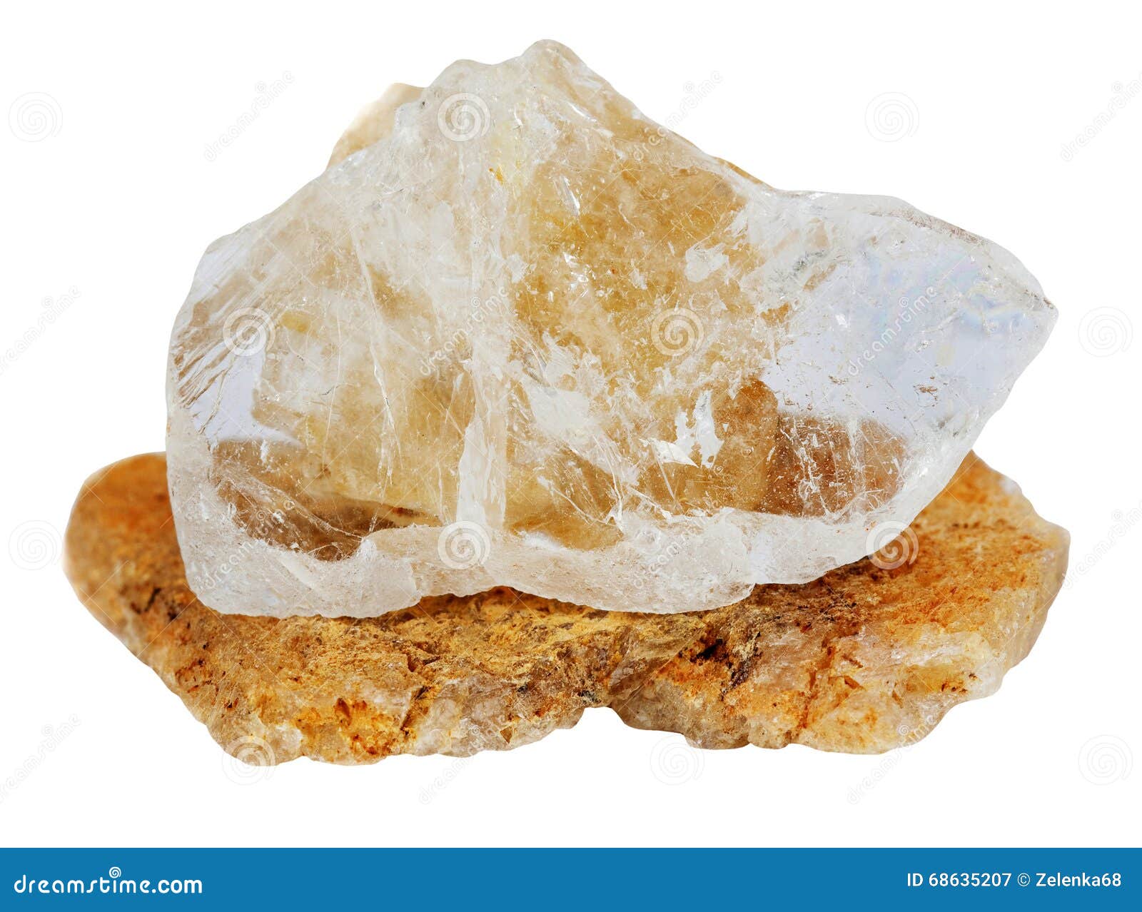 Topacio Mineral En Un Fondo Blanco Imagen de archivo - Imagen de cuarzo ...