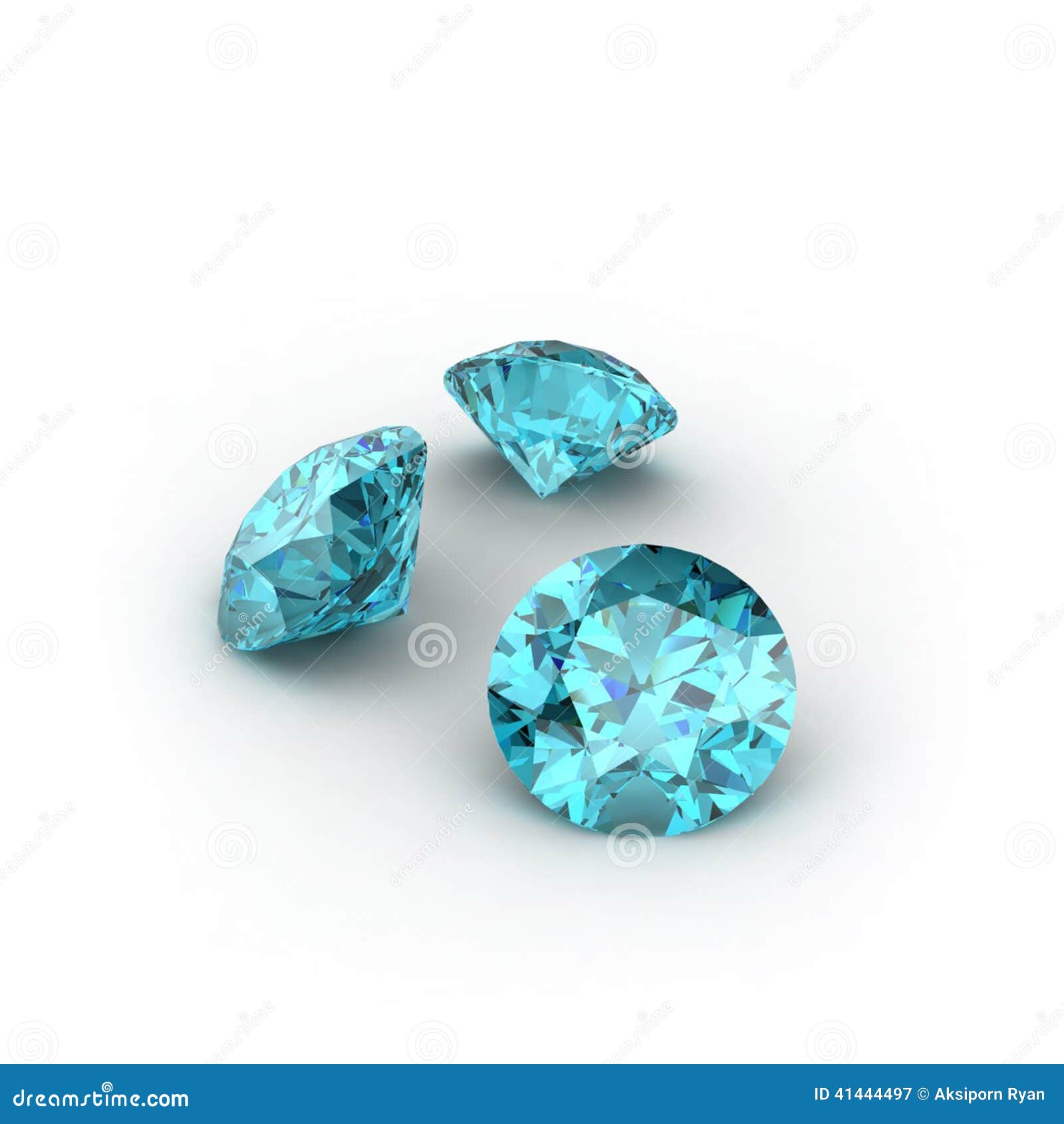 Topaz azul stock de ilustración. Ilustración de gemela - 41444497