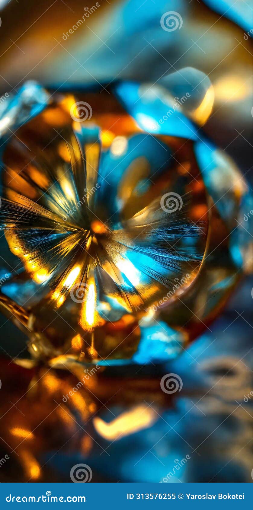 Topaz Isolated Caustics through Topaz Black Background Topaz Isolated ...