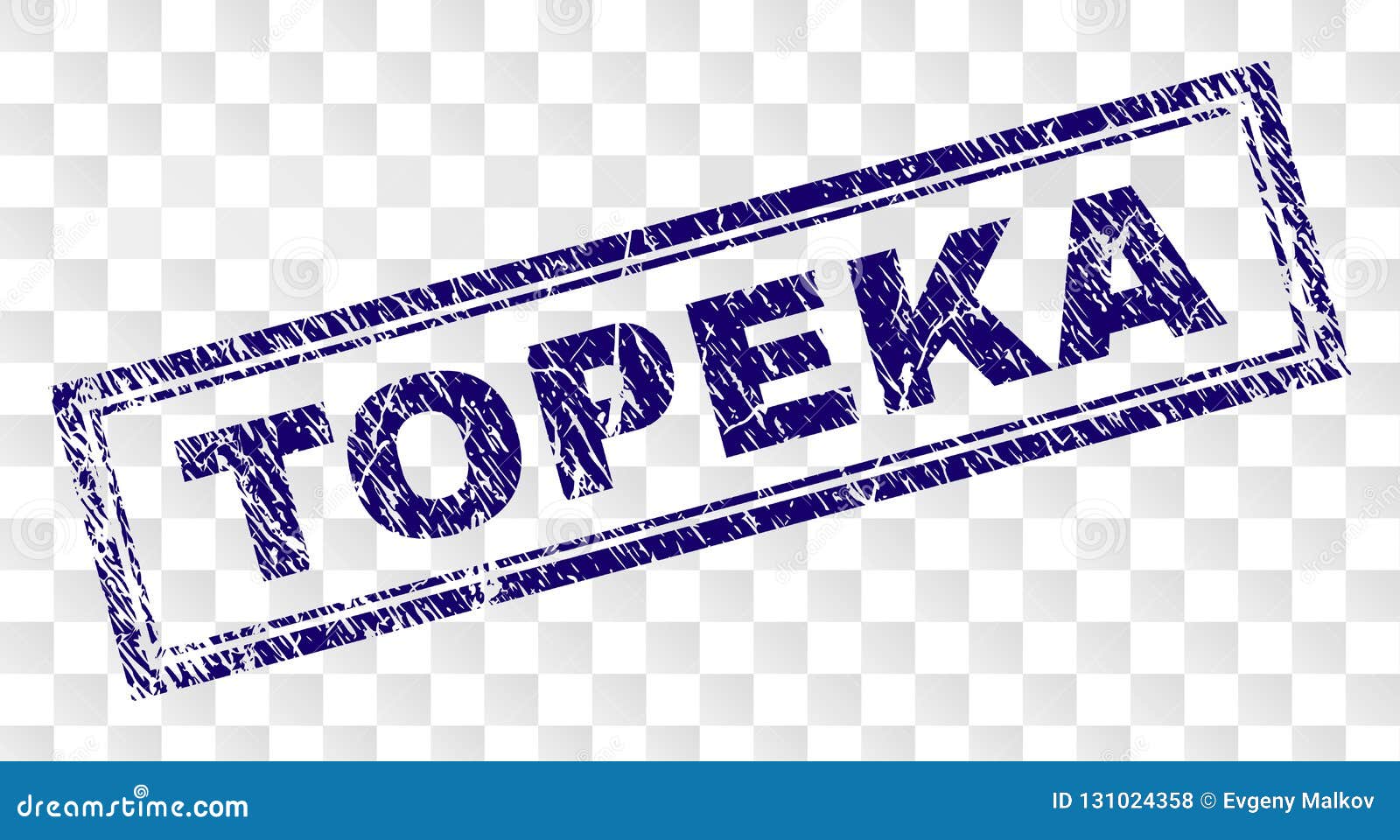 Scratched TOPEKA Rectangle Stamp Stock Vector - Illustration of text ...