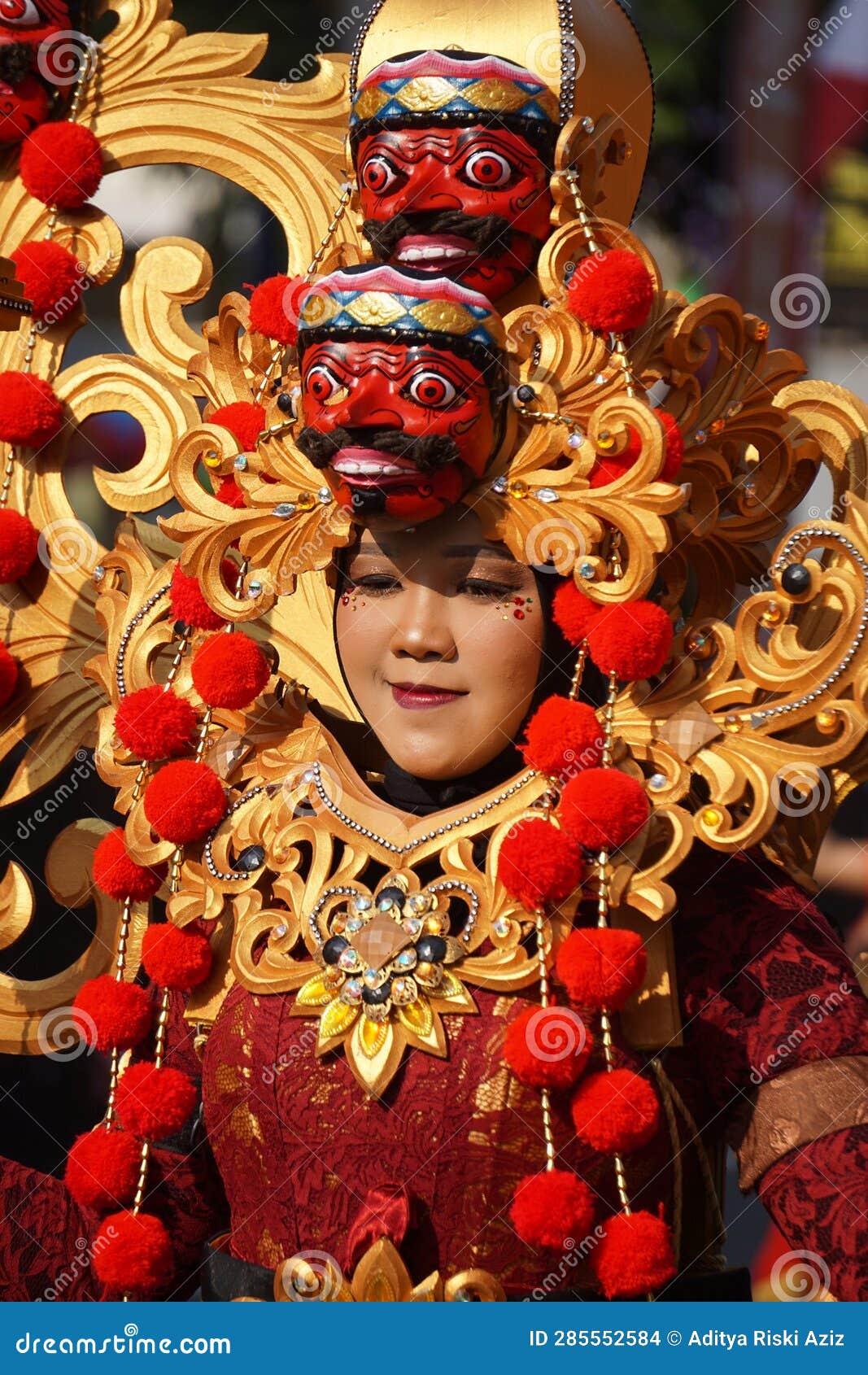Topeng Dance or Beksan Topeng Dance from West Java. Editorial Stock ...