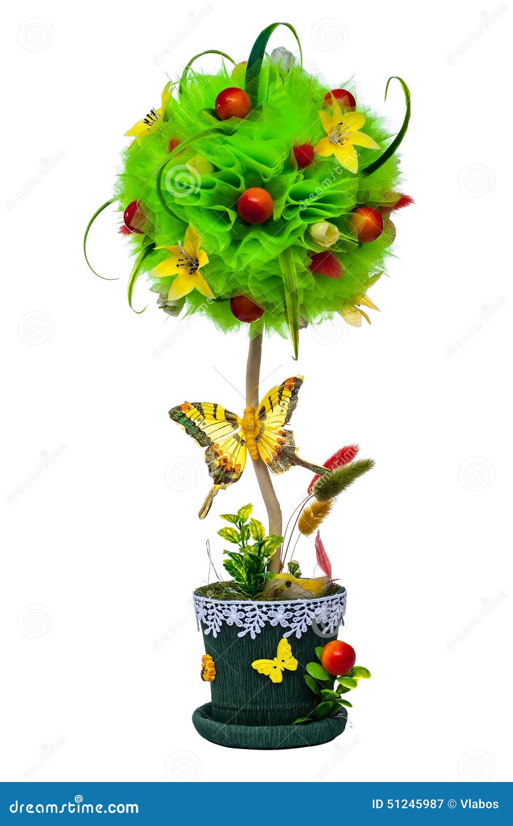 Topiary decorative tree stock image. Image of decoration - 51245987