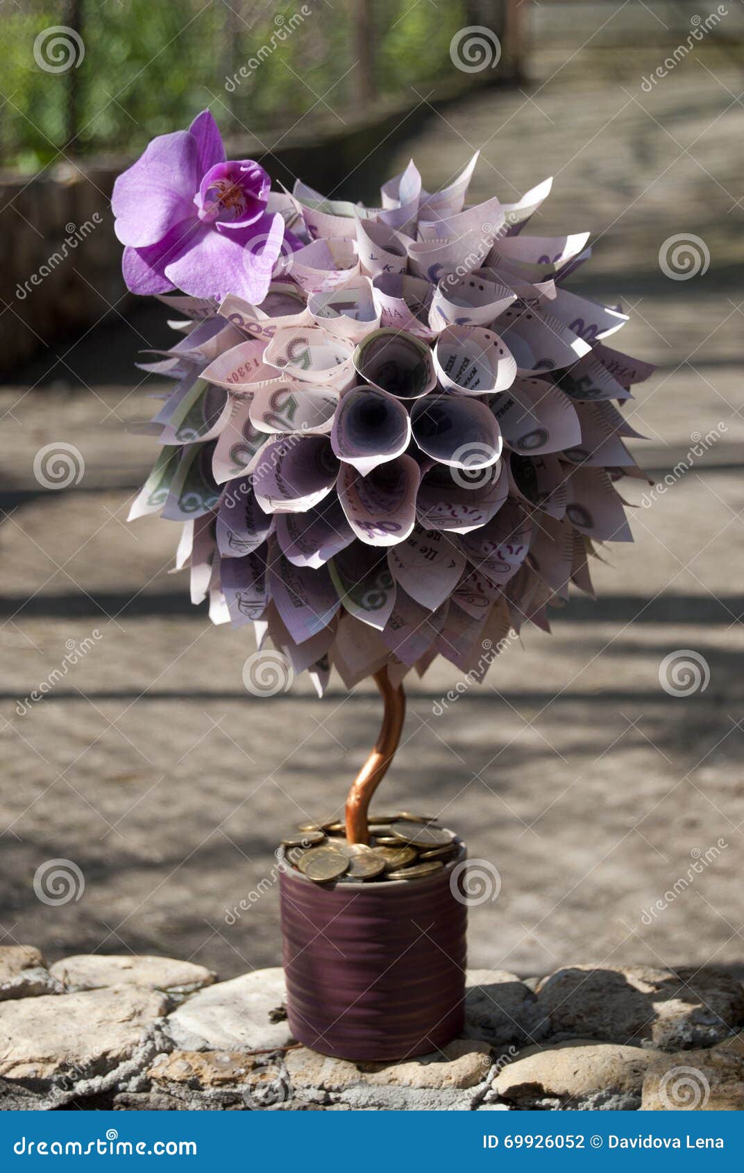 Topiary of Money in Your Interior Stock Photo - Image of symbol ...