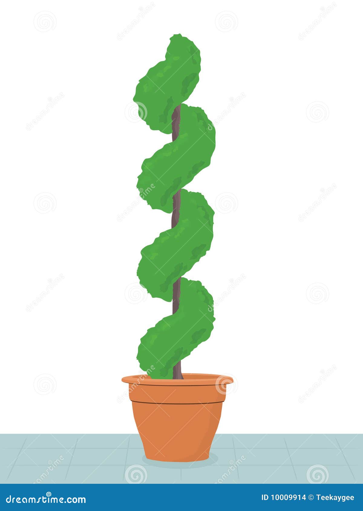 Topiary Tree. Vector | CartoonDealer.com #11139079