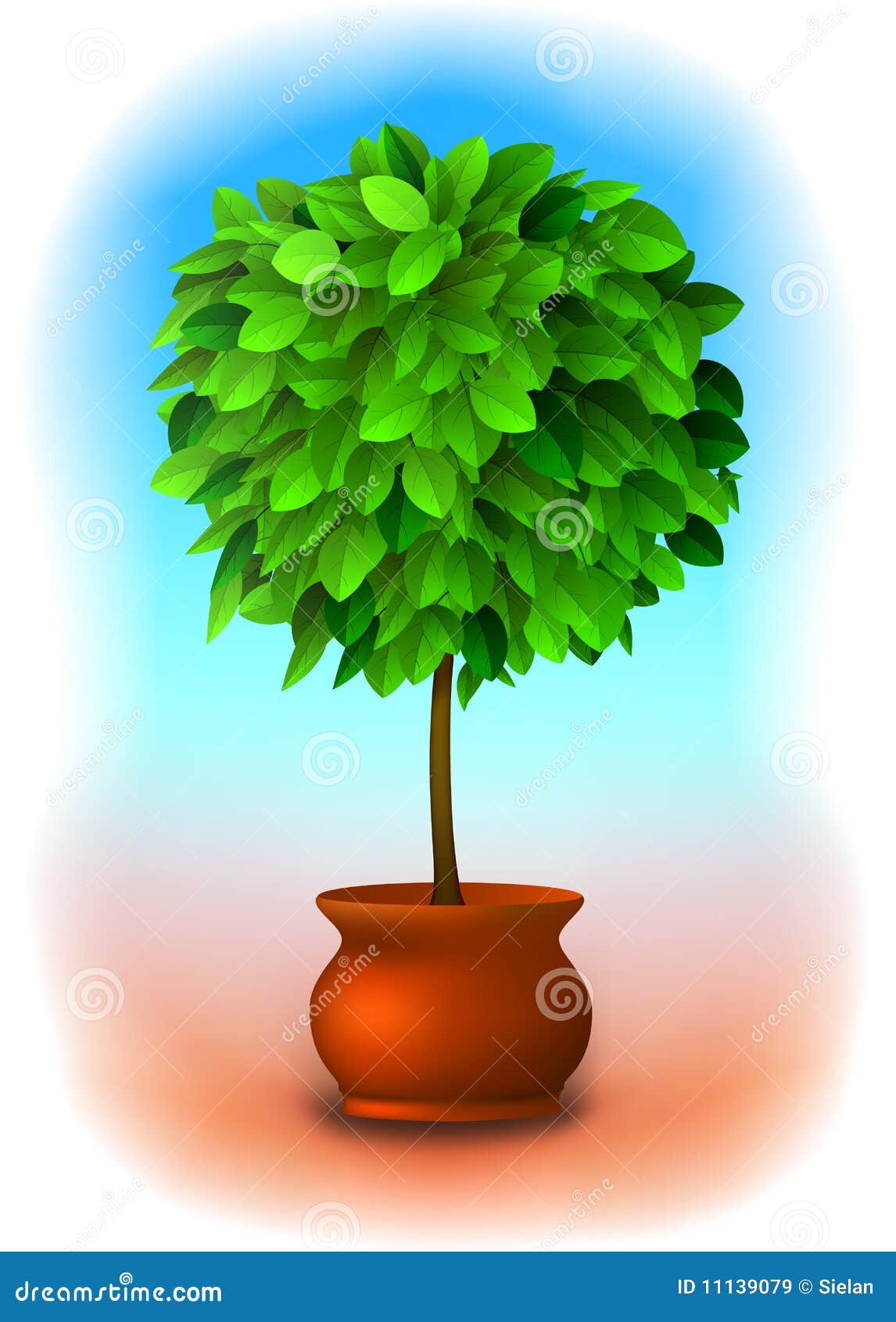 Topiary Tree. Vector | CartoonDealer.com #11139079