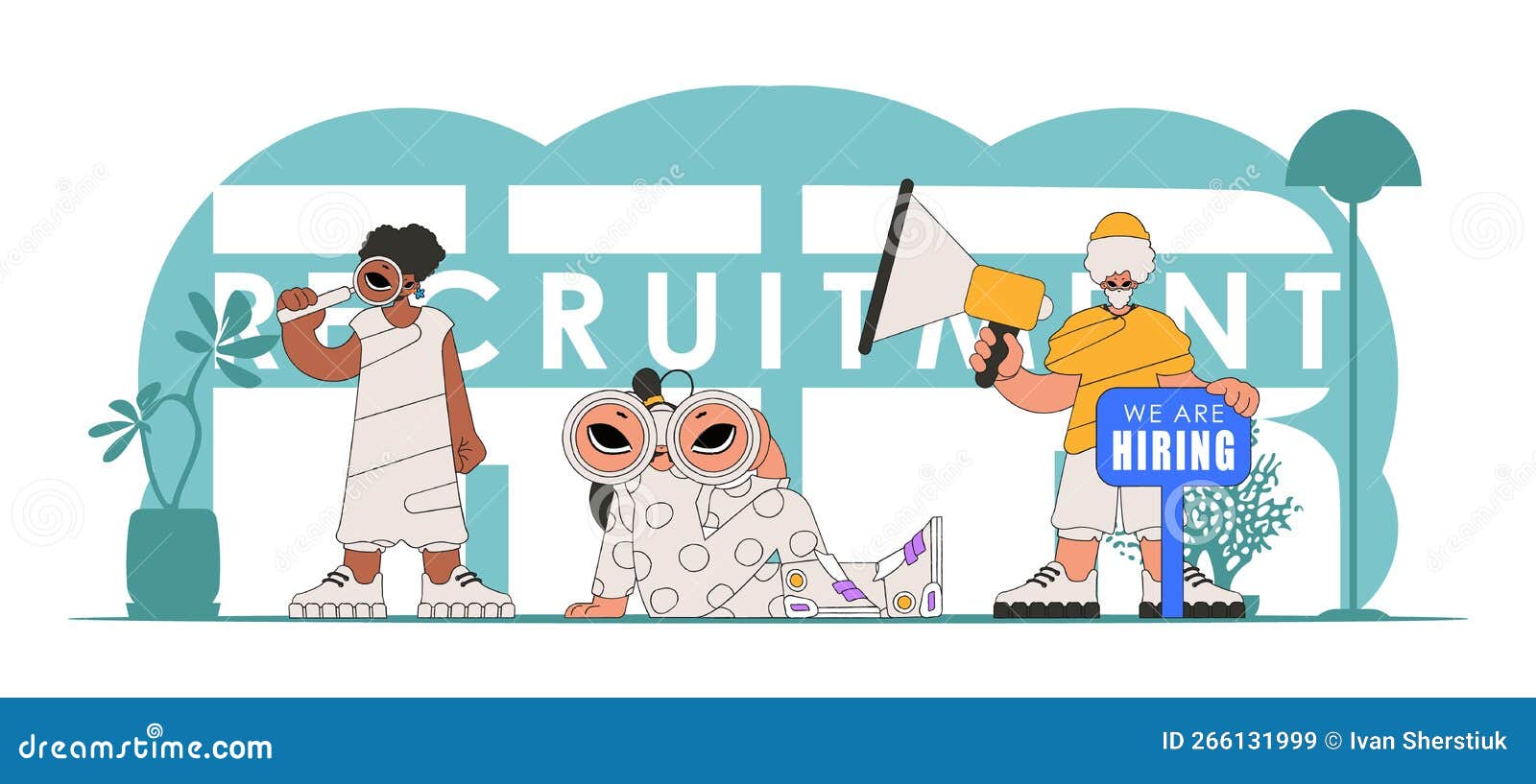 Topic HR Specialists. the Human Resource Team. Stock Vector ...