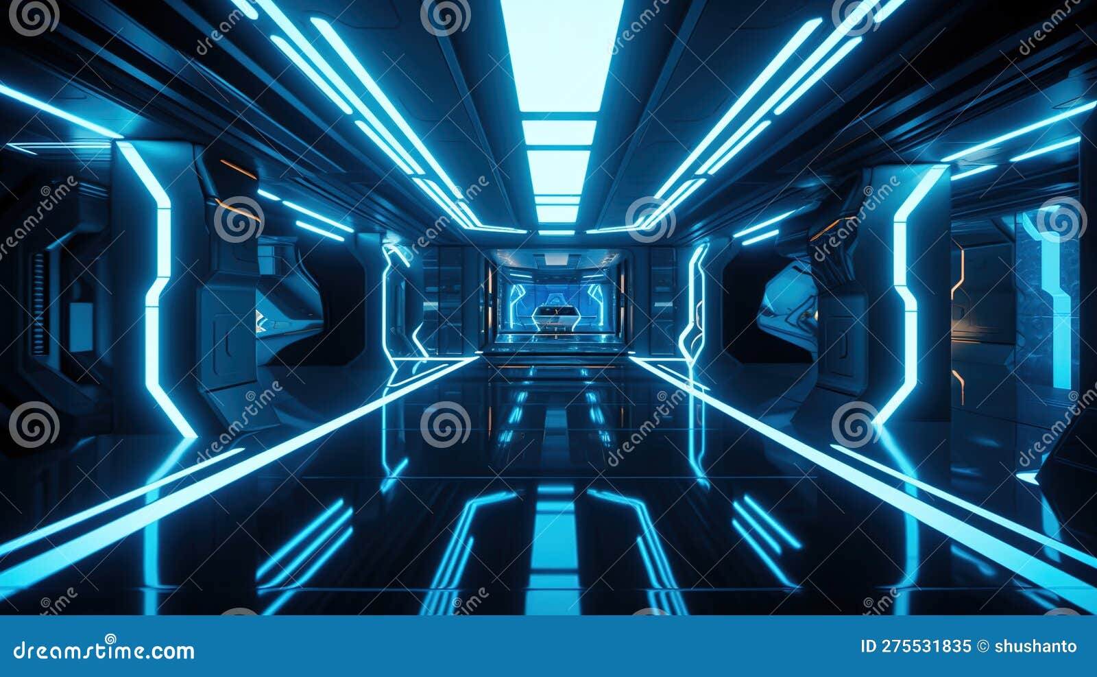 Creative Manipulation of Futuristic Illustration Stock Illustration ...