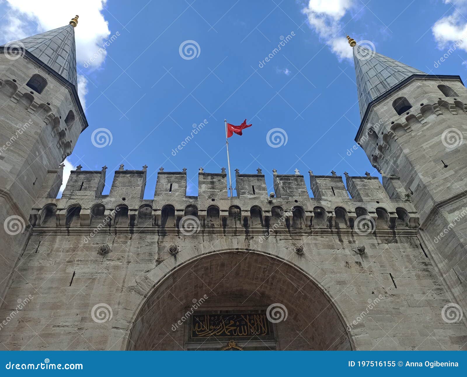 Topkapi Istanbul Castle Sultan Stock Image - Image of ruins, sultan ...