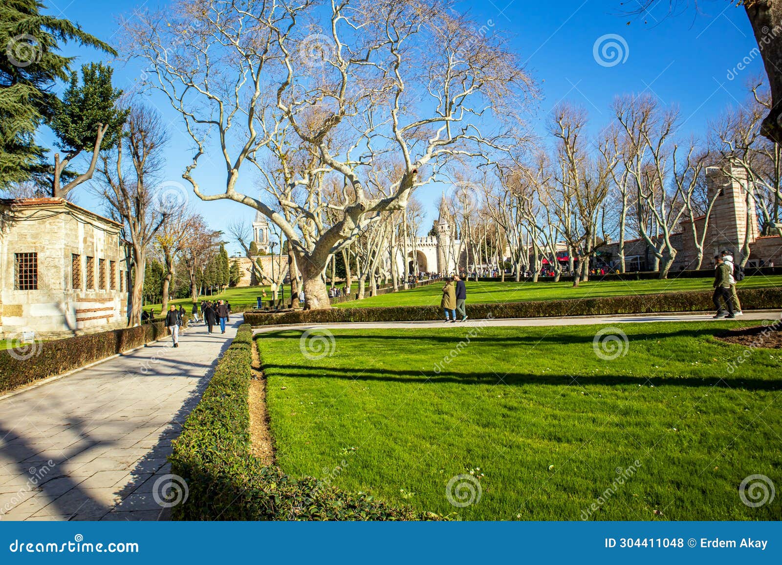 Topkapi Palace 1.Courtyard and 2. Gate Various View Stock Photo - Image ...