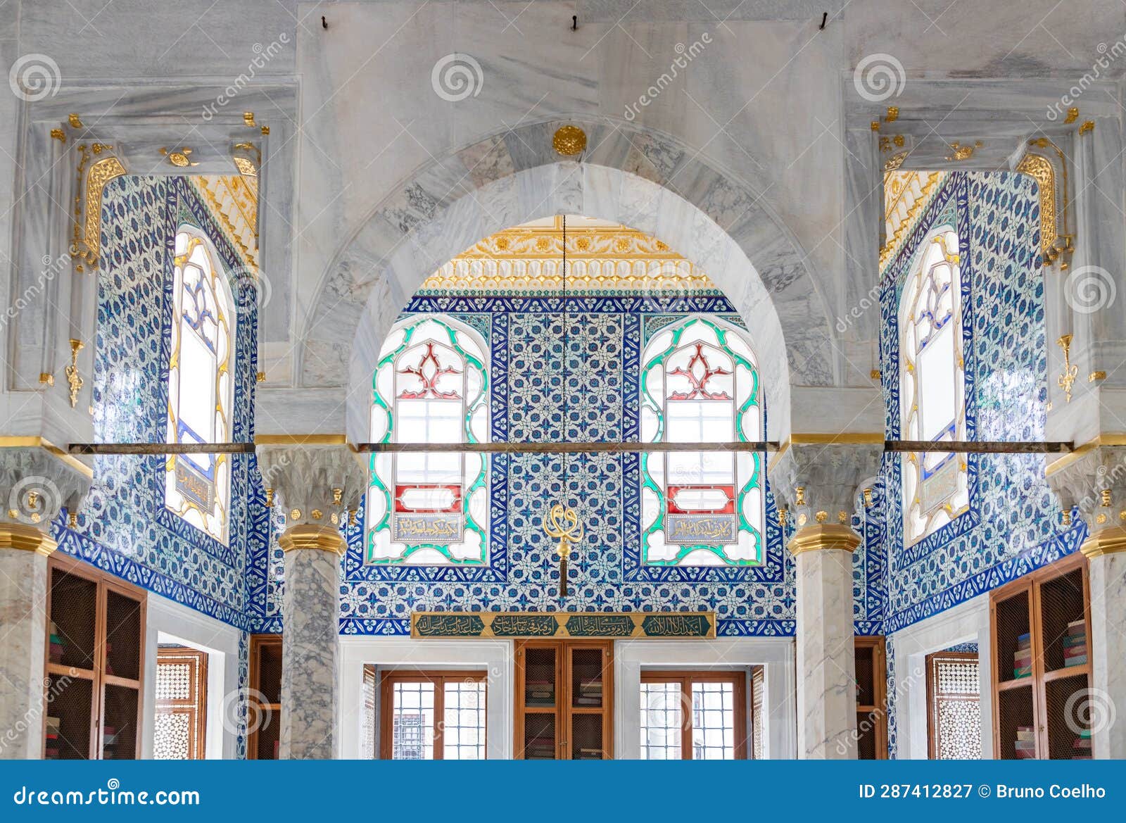 Topkapi Palace - Library of the Ahmed III Interior Stock Image - Image ...