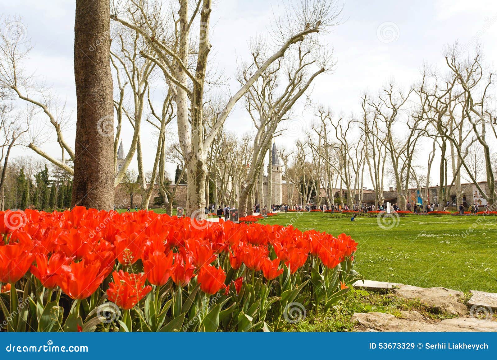 Topkapi Palace Museum stock image. Image of entrance - 53673329