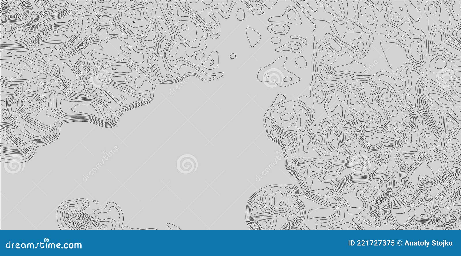 Topographic Background. Abstract Geographic Grid Map. Topographic Lines ...
