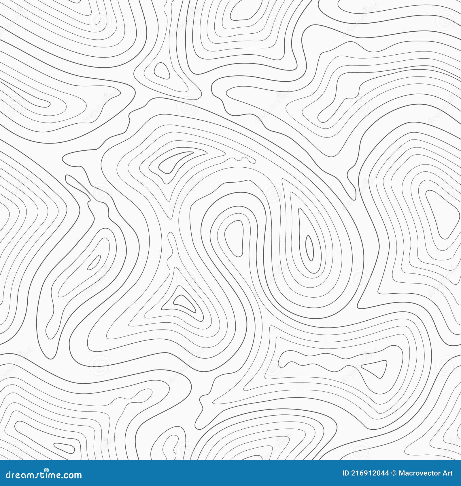 Topographic Contour Lines Vector Map Seamless Pattern Stock Vector ...