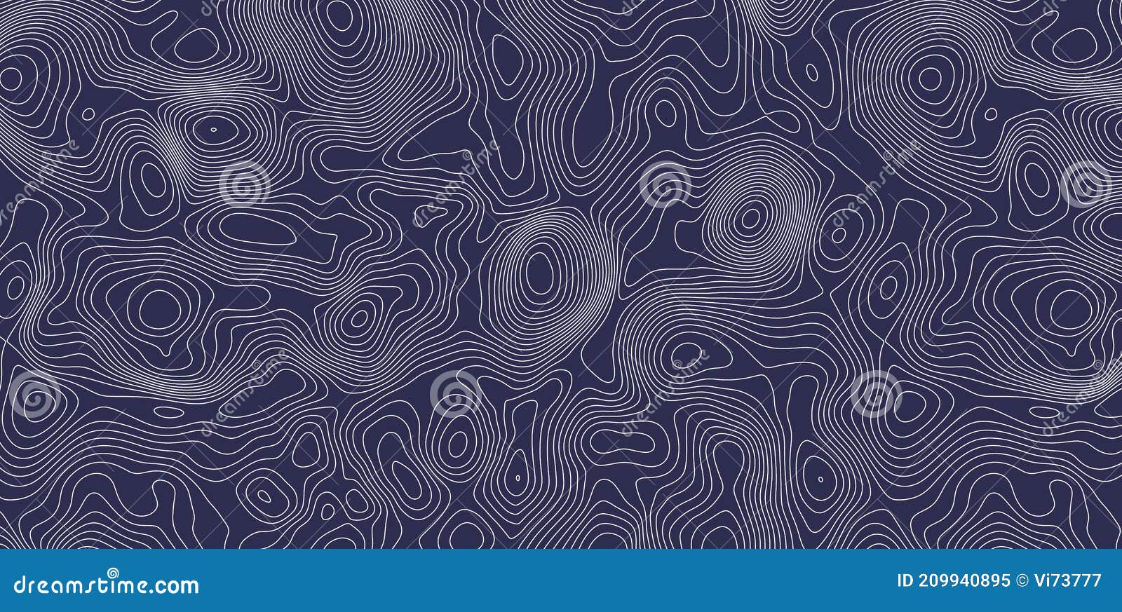 Topographic Contour Map Background. Terrain With Blue Glowing Lines ...