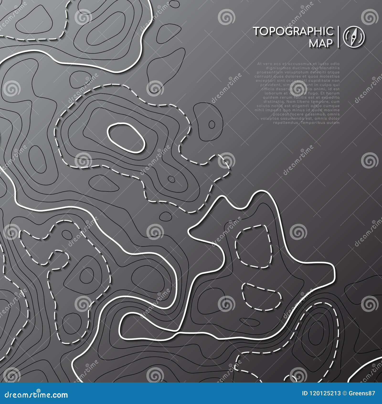 Topographic Line Map. Abstract Topographic Map Concept with Copy Space ... Topographic Line Map. Abstract Topographic Map Concept with Copy Space ...