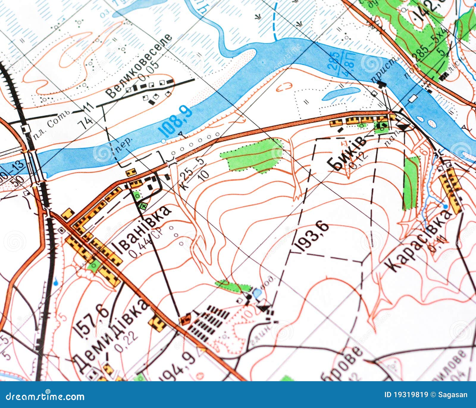 Topographic map stock image. Image of hands, topography - 19319819