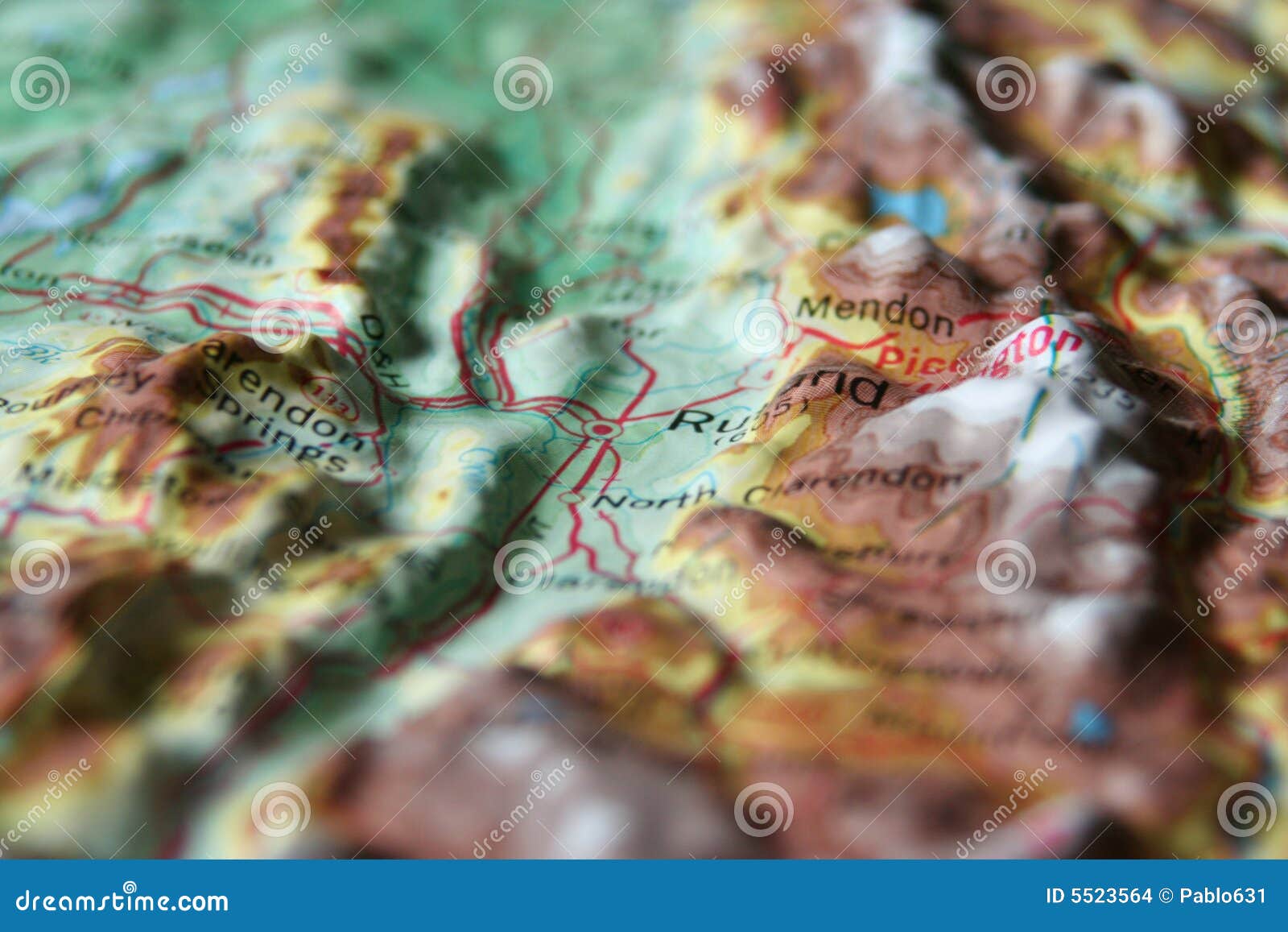 Topographic Map stock photo. Image of chart, topography - 5523564