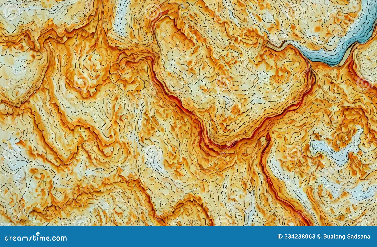 Topographic map the area stock illustration. Illustration of paint ...