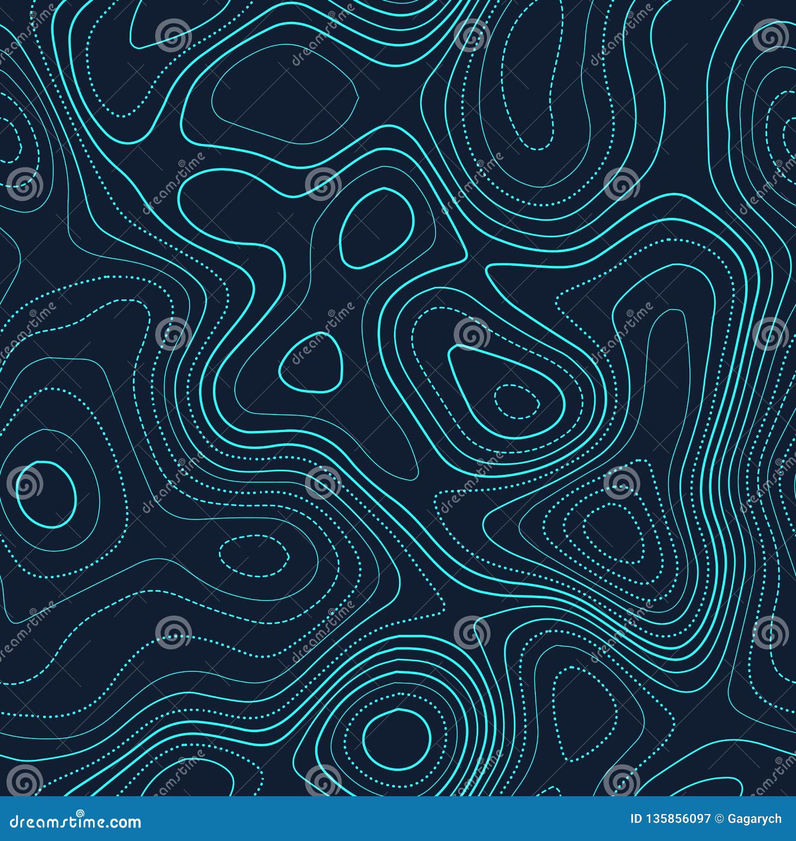 Topographic Map Background. Stock Vector - Illustration of continuous ...